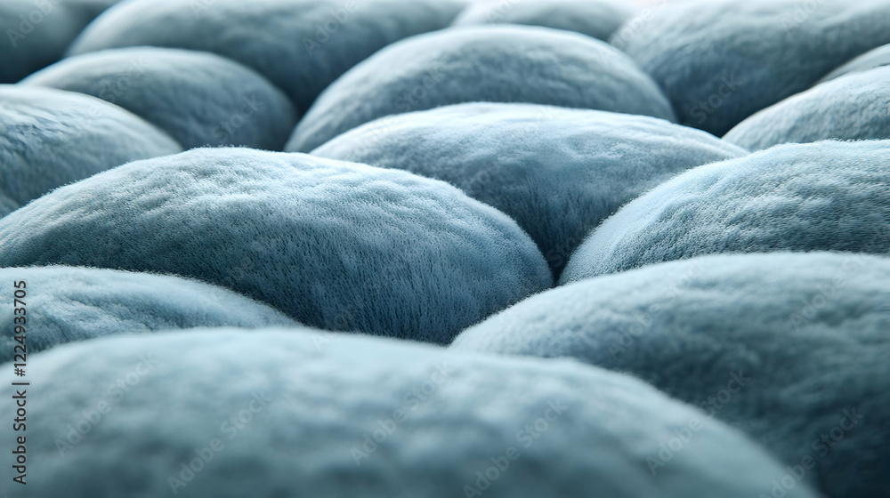 Microscopic skin cells, close-up, texture, background blur, medical ...