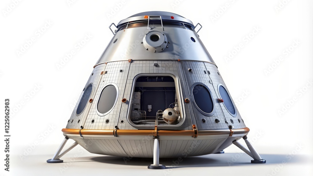 Spacecraft, Capsule, Reentry Vehicle Stock Photo | Adobe Stock
