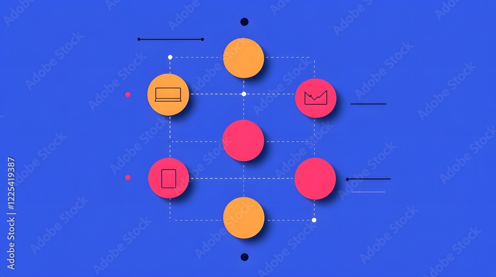 Dynamic Flowchart Visualizing Product Lifecycle Stages of Growth ...