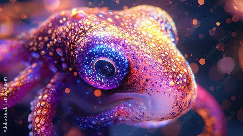 Squids - Intricate underwater shots of squids, highlighting their fluid ...
