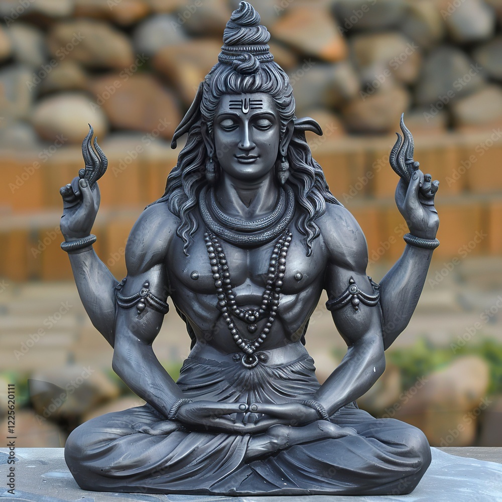 adiyogi lord shiva statue from unique different angles Stock Photo ...