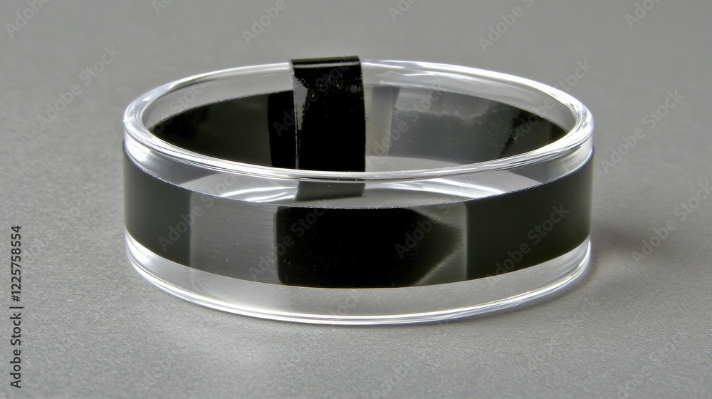 Transparent arm band for immune system and recovery insights Stock ...