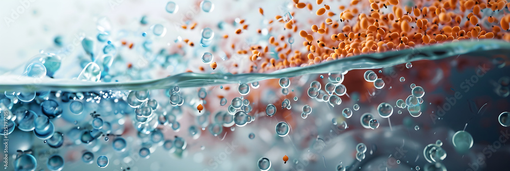 Visual Aid Depicting the Dynamic Process of Osmosis in a Detailed and ...