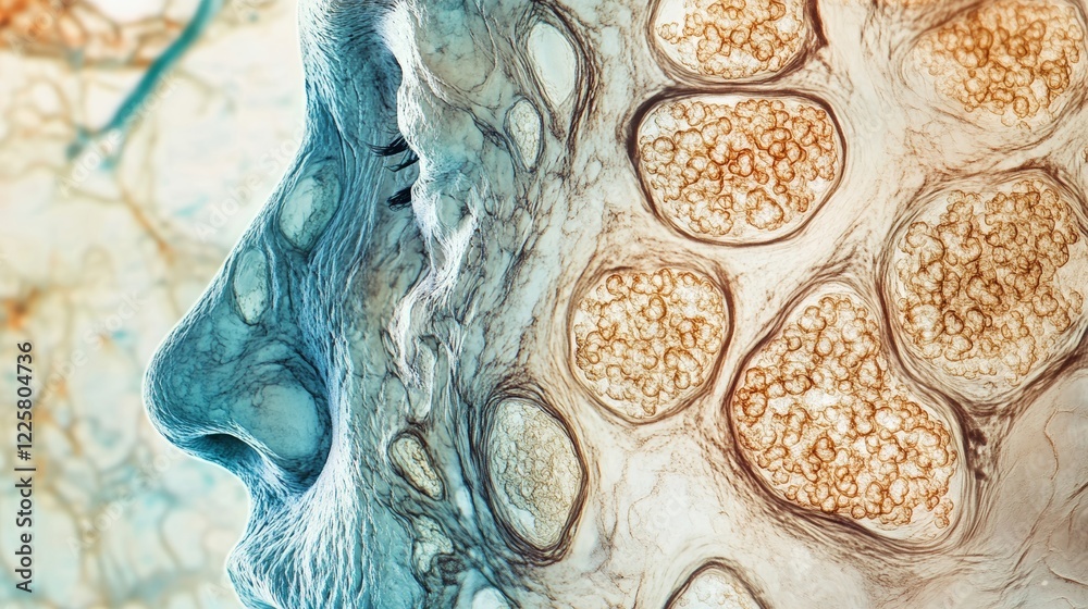 Backgrounds of Characteristics Tissue of Human scalp Skin human from ...