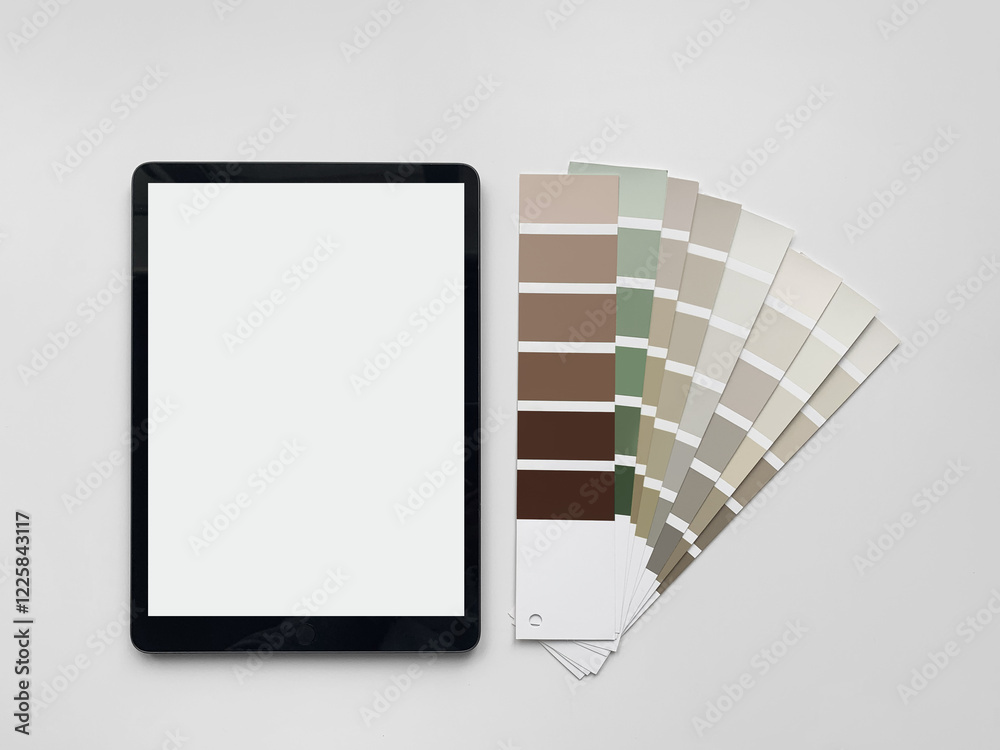 Mocha Mousse, Pantone color of the year 2025. 17-1230. White background ...