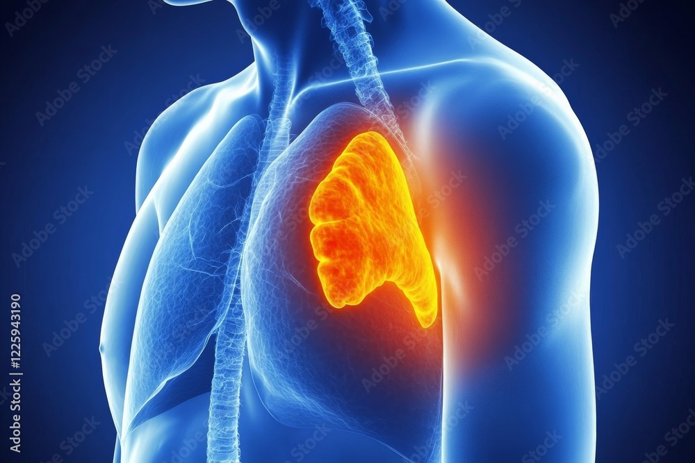 Human anatomy illustration showing the location and structure of the ...