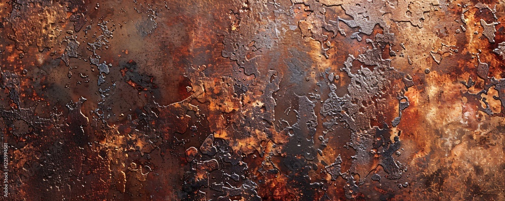Grunge and industrial background created by abstract rusty metal ...