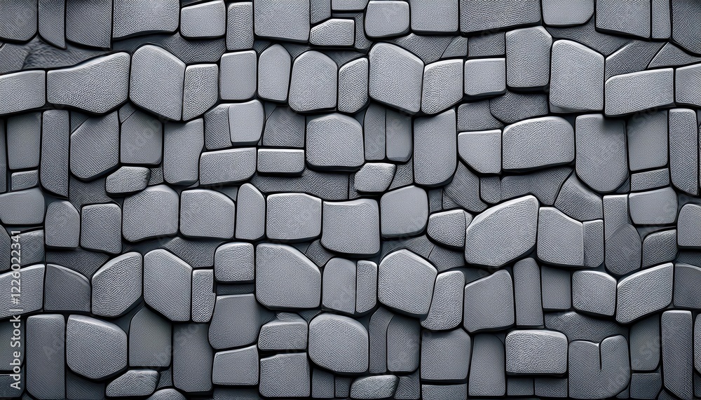 Striking Concrete Wall Texture Tile, Showcasing a Seamless Gray Grain ...