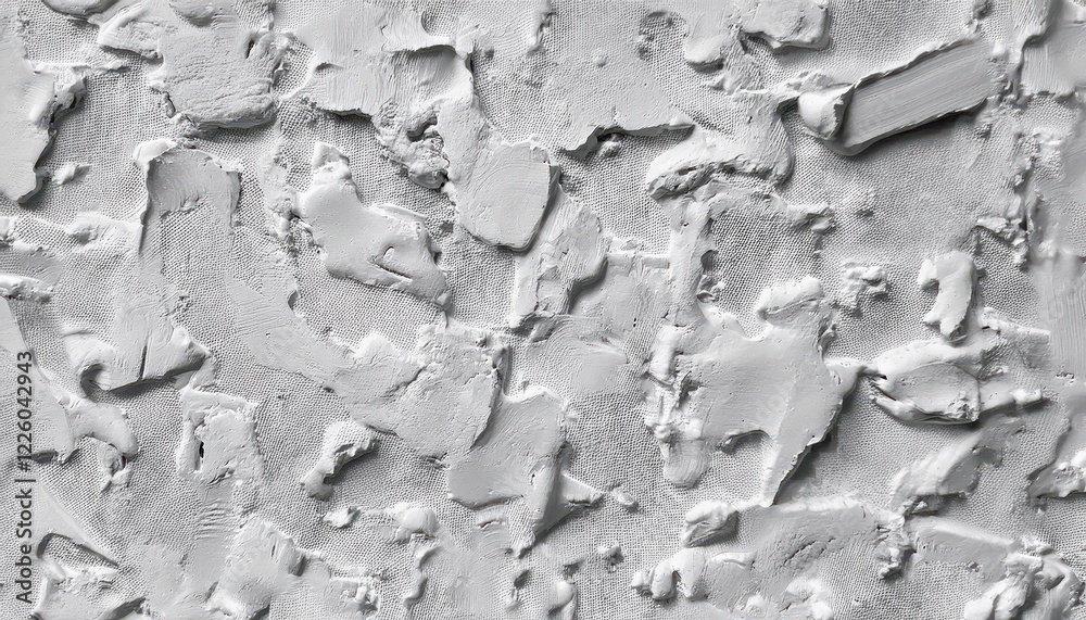 Striking White Plaster Wall Texture Overlay on Transparent Background ...