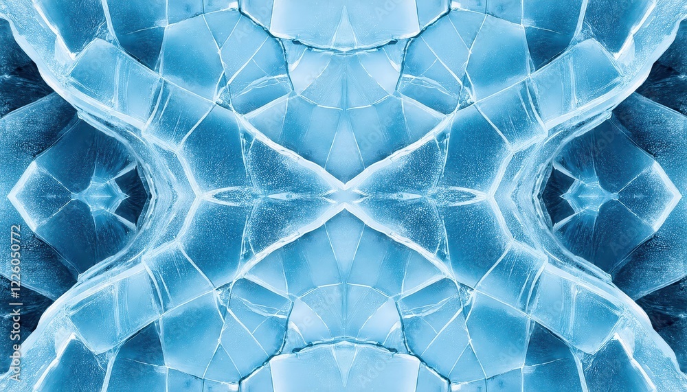 Frozen Tileable Ice Texture Frozen Waters Majestic Motion Captured in a ...