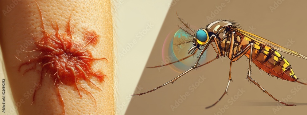 Mosquito Bite Reaction: A Detailed Visual Guide to Skin Irritation and ...
