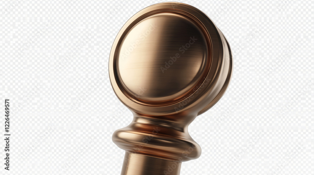 high-resolution architectural bronze finial image showcasing brushed ...