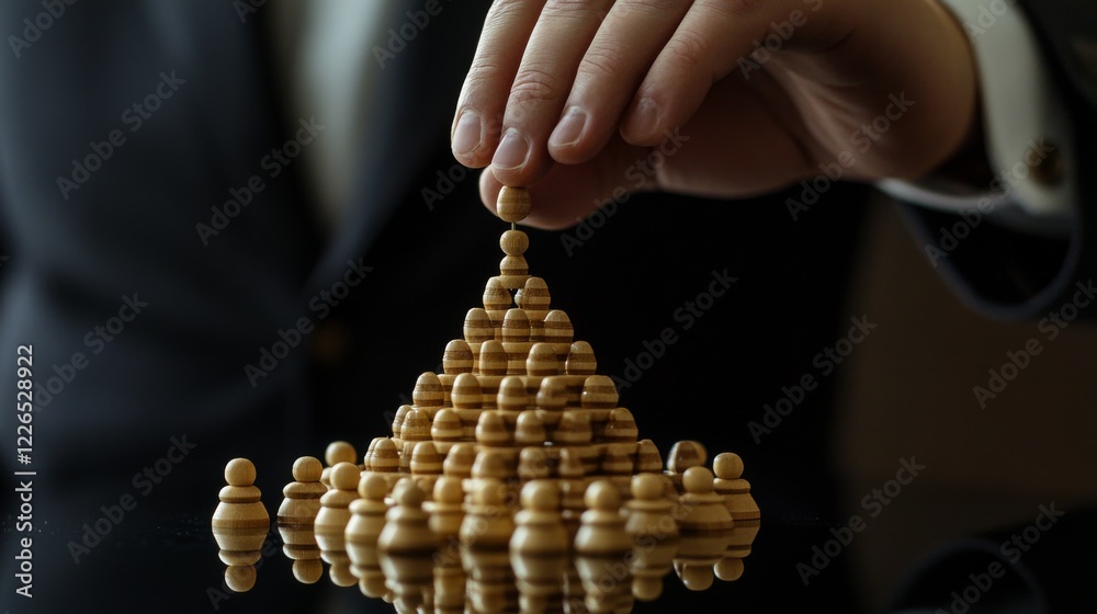 86.A conceptual image showing a businessmanâ€™s hand holding a magnet ...