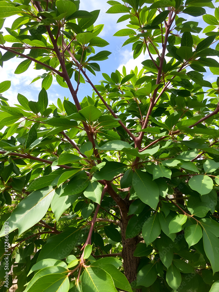 Tree plant in Magic Island, Ala Moana Regional Par, Honolulu Oahu ...