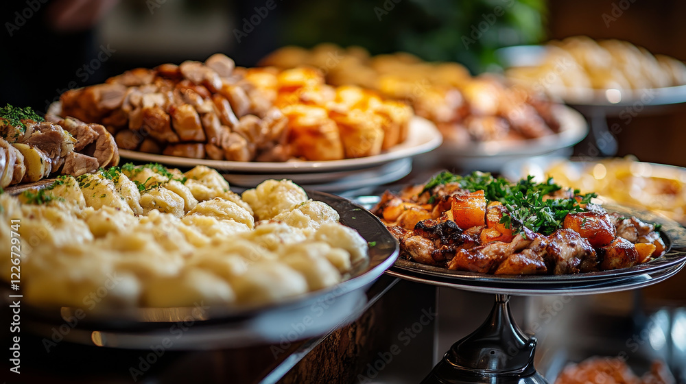 Polish cuisine food dishes menu, Poland traditional meat and fish ...