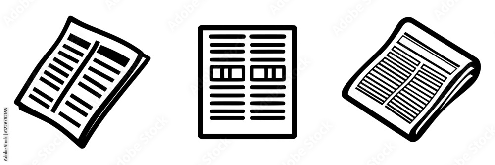 Various styles of newspapers displayed together showcasing different ...