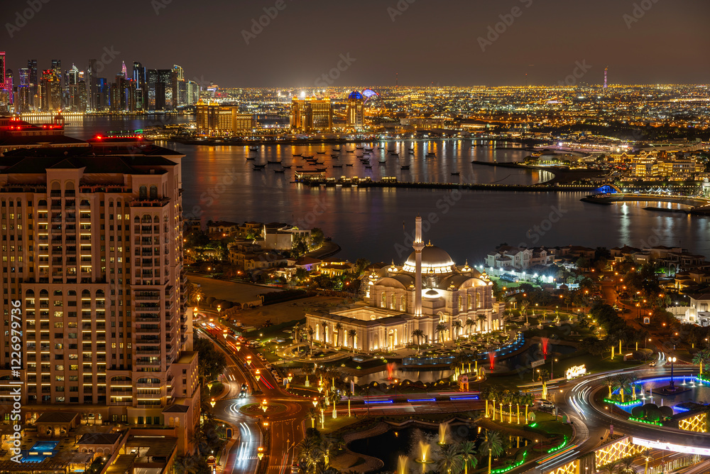 Pearl, Doha, Qatar- December 20, 2024: The newly opened Hamad bin ...