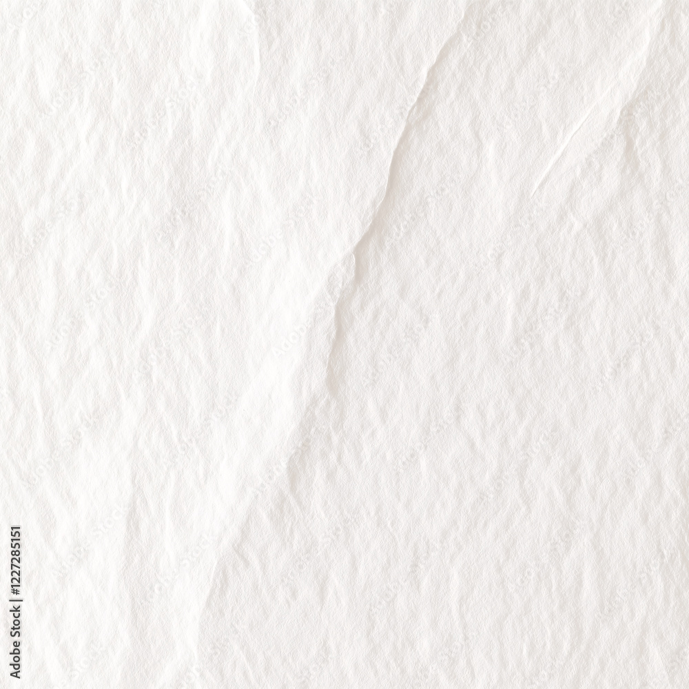Crumpled White Paper Texture Background – Wrinkled, Creased, Torn ...