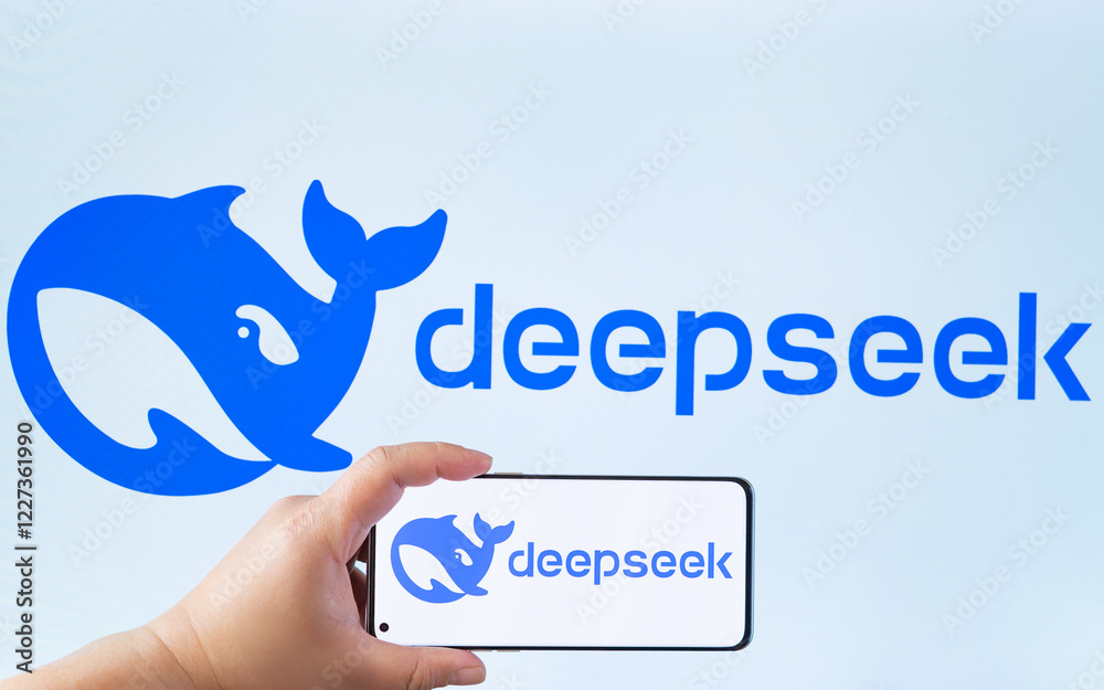 ZHONGSHAN China-January 29,2025:man holding a mobile with Rednote logo ...