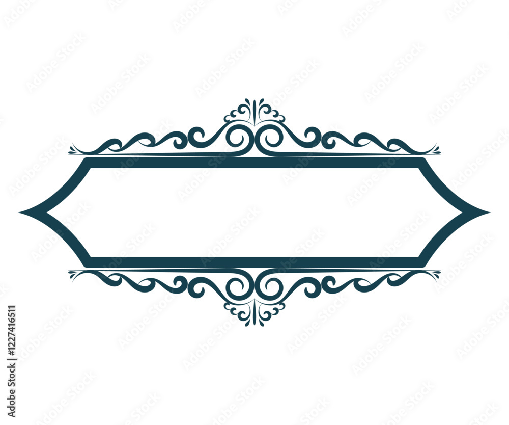 wedding invitation card border,Islamic Arabic Shape Banner Set Colorful ...