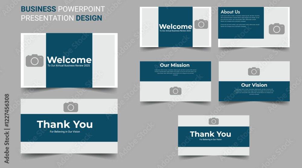 Creative business PowerPoint presentation slides template design. Use for modern keynote ...