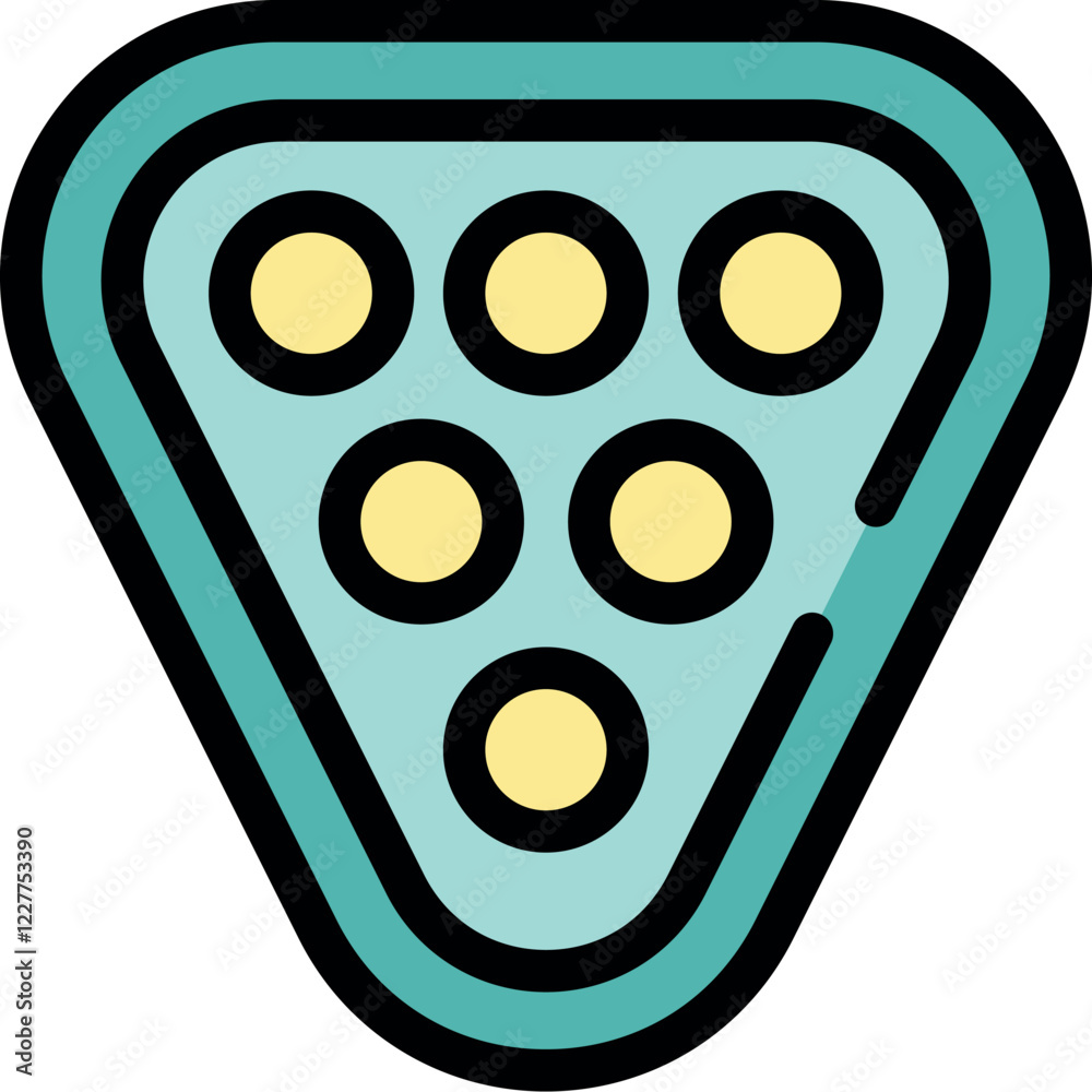 Bowling ball return showing six returned balls, ready for the next ...