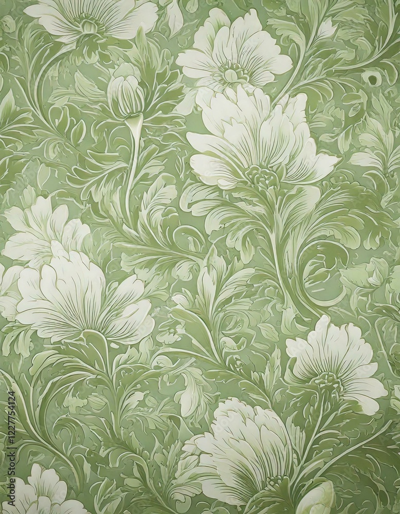 Realistic seamless texture vinyl wallpaper, classic style, solid color ...