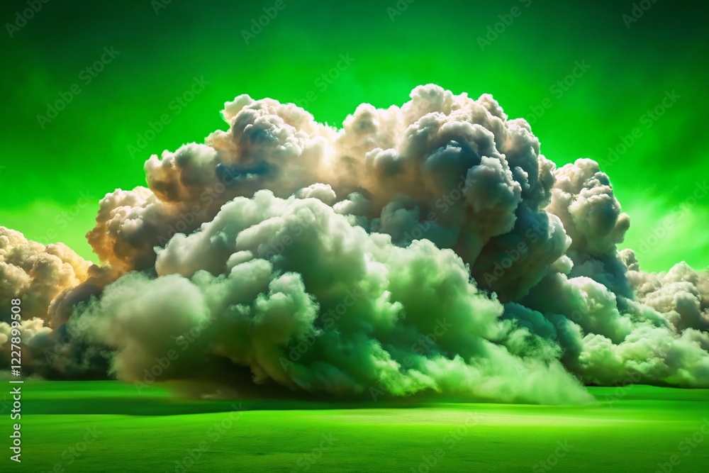 Fast-Moving Animated Clouds, Green Screen, 4K Resolution, Timelapse ...