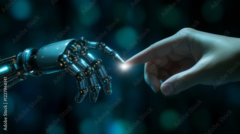 Artificial intelligence isometric landing page, Ai smart devices around ...