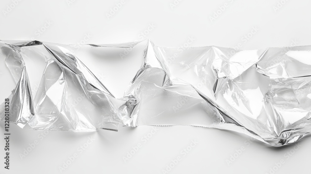 Plastic transparent clear wide duct tape sticker label. Adhesive ...