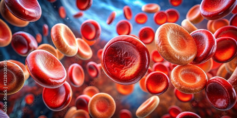Microscopic View of Hemoglobin E (HbE) Disease Blood Cells - Abnormal ...