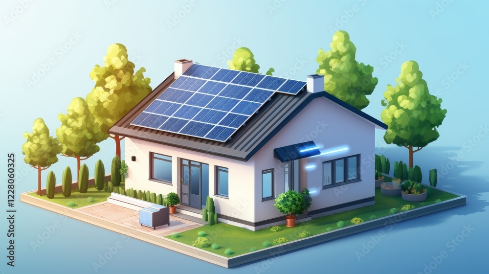Understanding solar energy conversion a simple schematic of panels ...