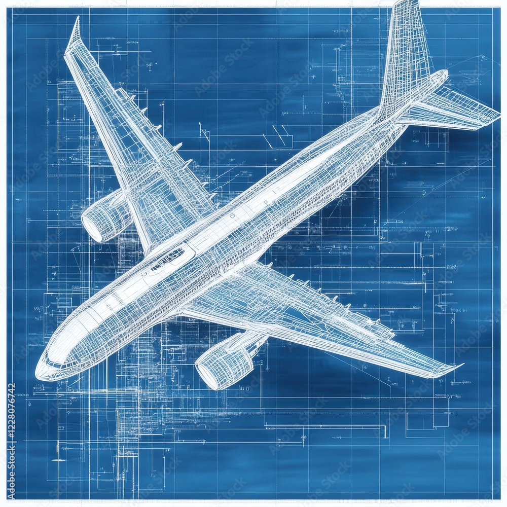 Technical blueprints showcasing detailed design and structure of an ...