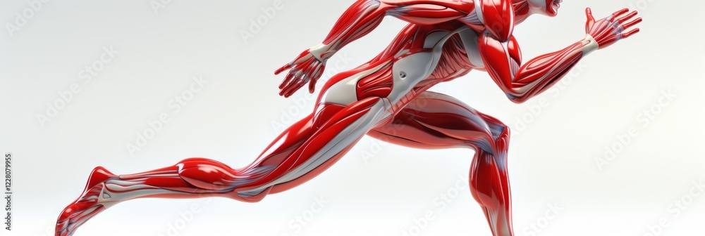 Dynamic muscle contraction animation using a sequence of static images ...