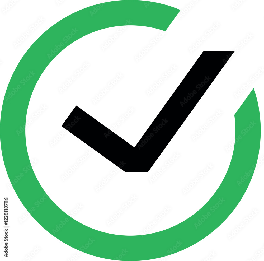 check box icon with correct, accept checkmark icons green tick box ...