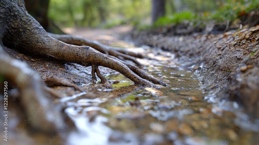 Root system - complex underground structure, enhancing water absorption ...