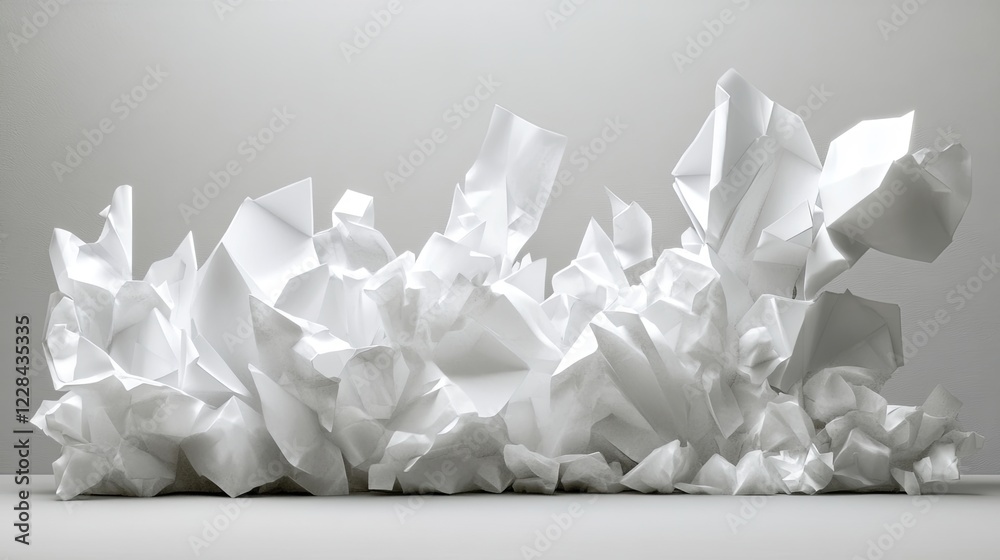 Folding paper transforms into intricate origami shapes and unfolds in a ...