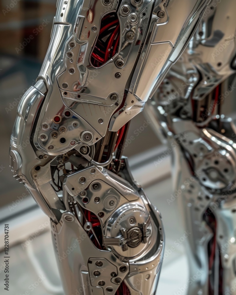 Cutting-edge Bionic Leg Revealing Exposed Hydraulics for Enhanced ...