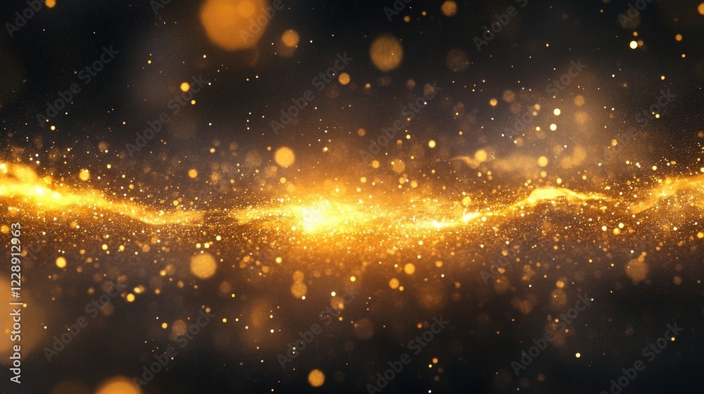 Gold Lens Flare Effect: Gold lens flare isolated on transparent ...