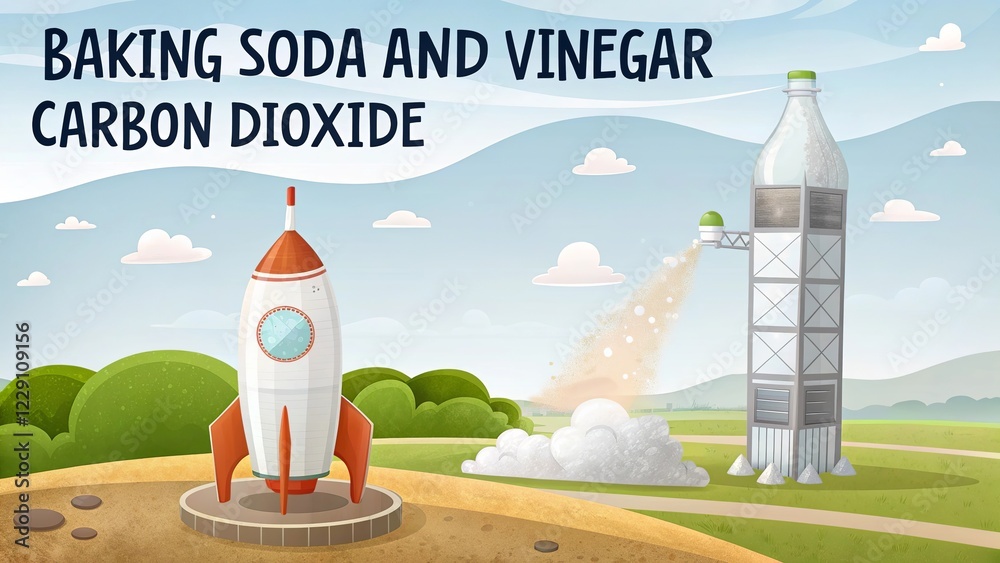 Exciting homemade rocket experiment using a plastic bottle, baking soda ...