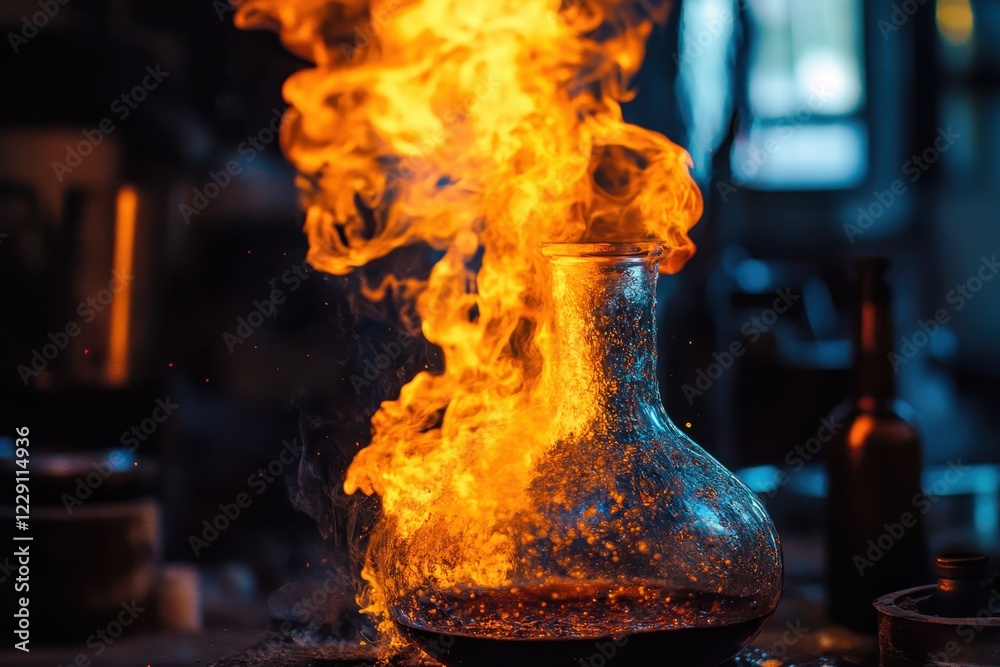 Ignition of fire from chemical reactions in a laboratory setting during ...