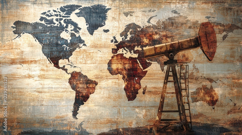 map highlighting major oil fields around the world. Understanding where ...