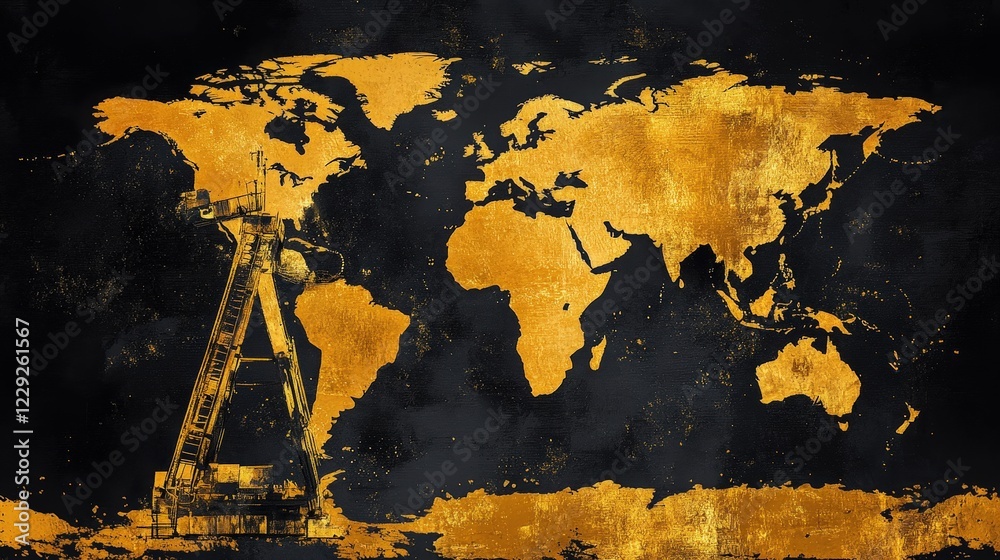 map highlighting major oil fields around the world. Understanding where ...