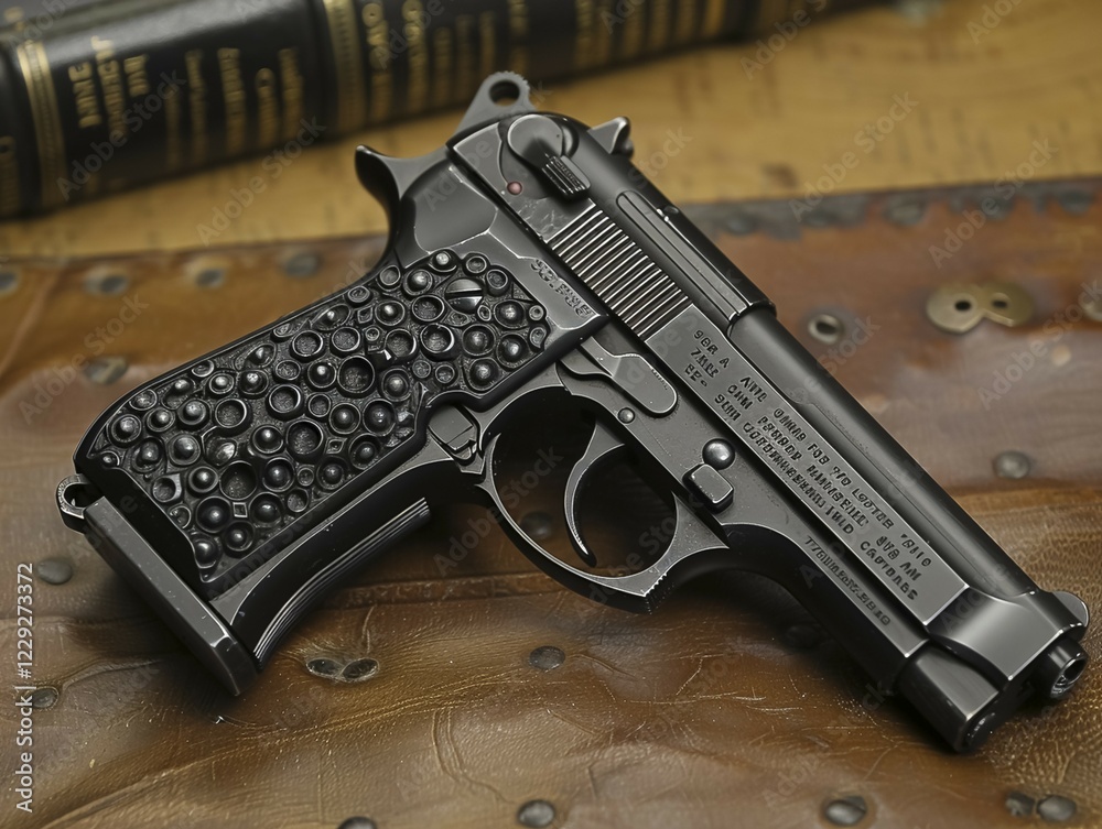 Hunting weapon, revolver, sporting weapon, AI generated Stock Photo ...