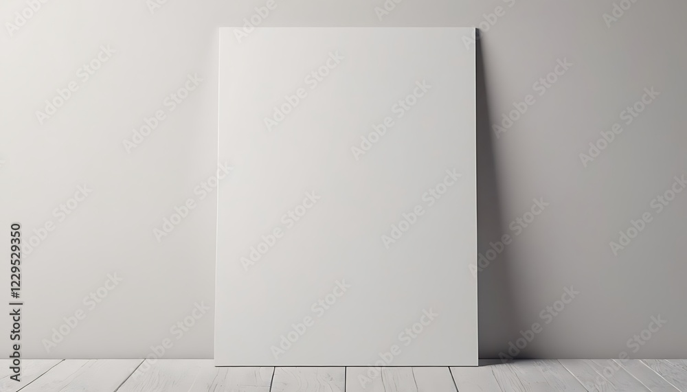 blank bent poster mock up, background,A4 paper sheet mock up - 3d ...