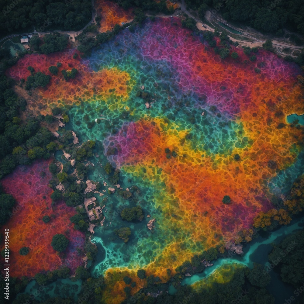 Heatmap of a large zoo, with warm colors highlighting the most popular ...