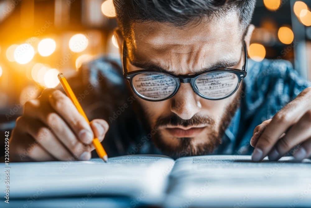 A student sitting in front of a blank exam paper, with a look of ...