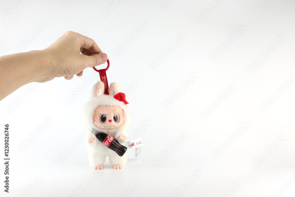 art toys Labubu key chain collection from Pop Mart blind box ...