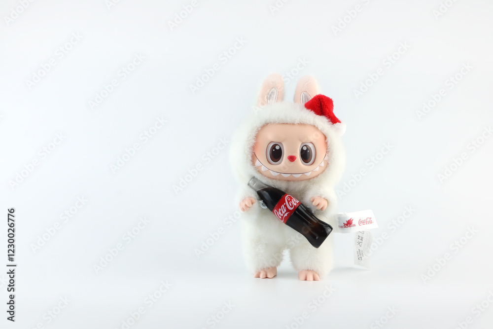 art toys Labubu key chain collection from Pop Mart blind box ...