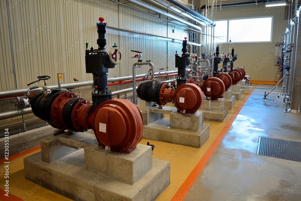 Industrial water treatment facility showcases advanced pump technology ...
